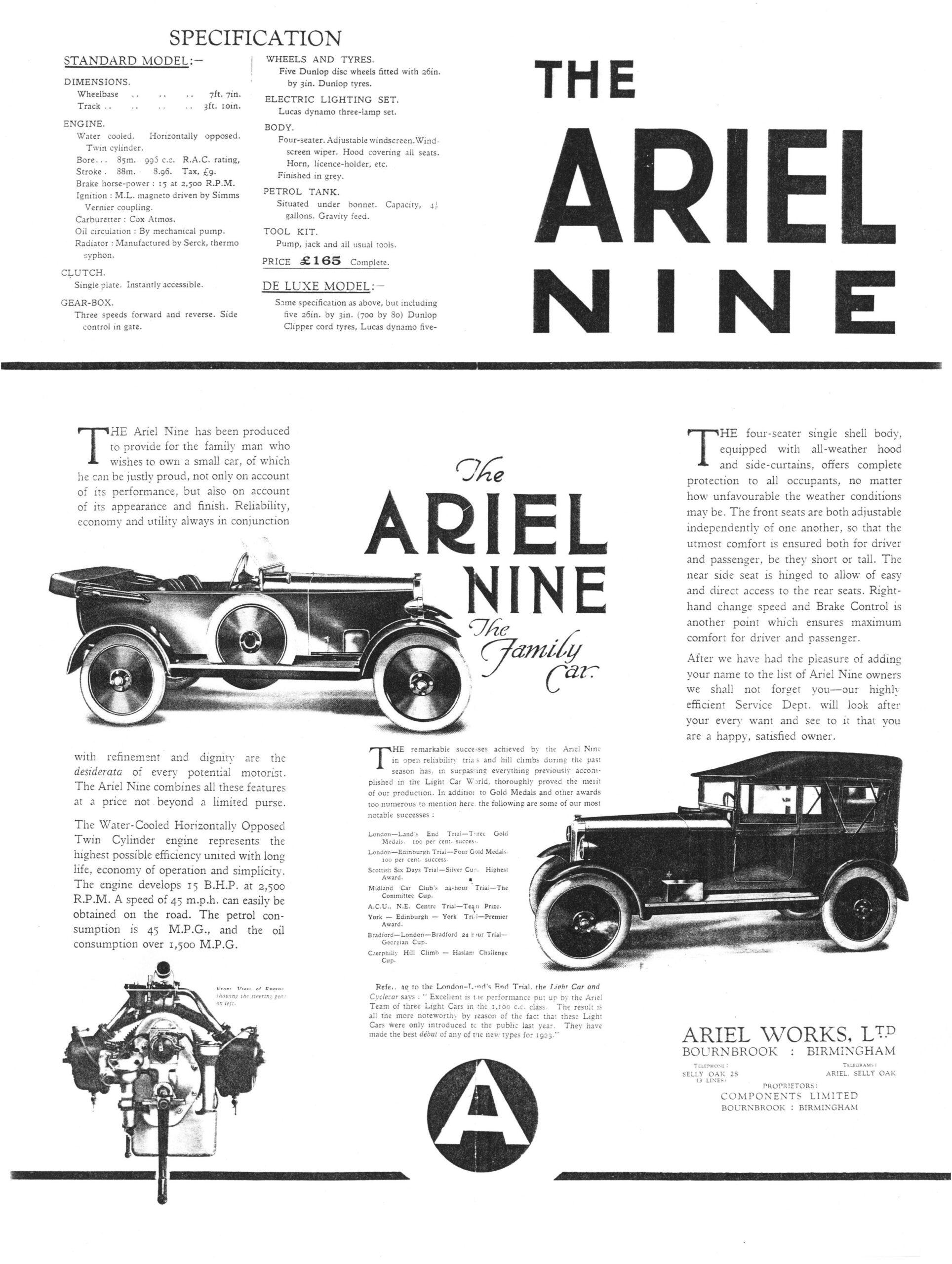Our History - Ariel Motor Company